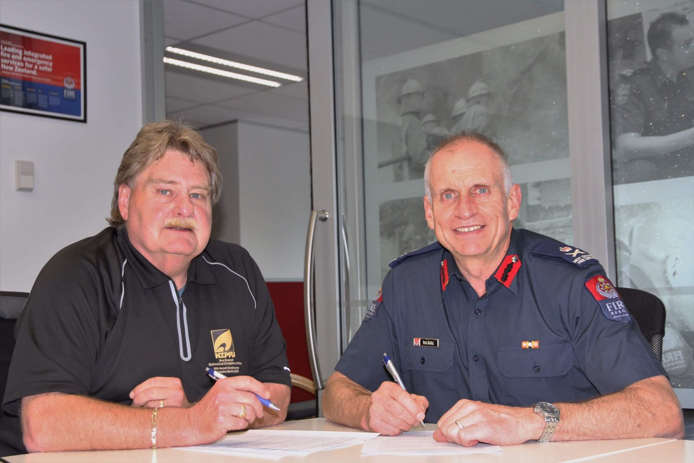New Zealand Professional Firefighters Union - Heads of Agreement/MOU - FENZ