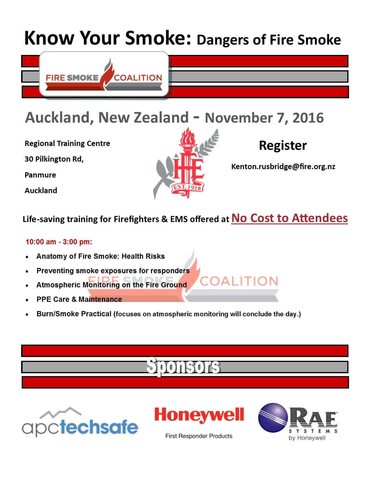 New Zealand Professional Firefighters Union - Know Your Smoke: Dangers ...