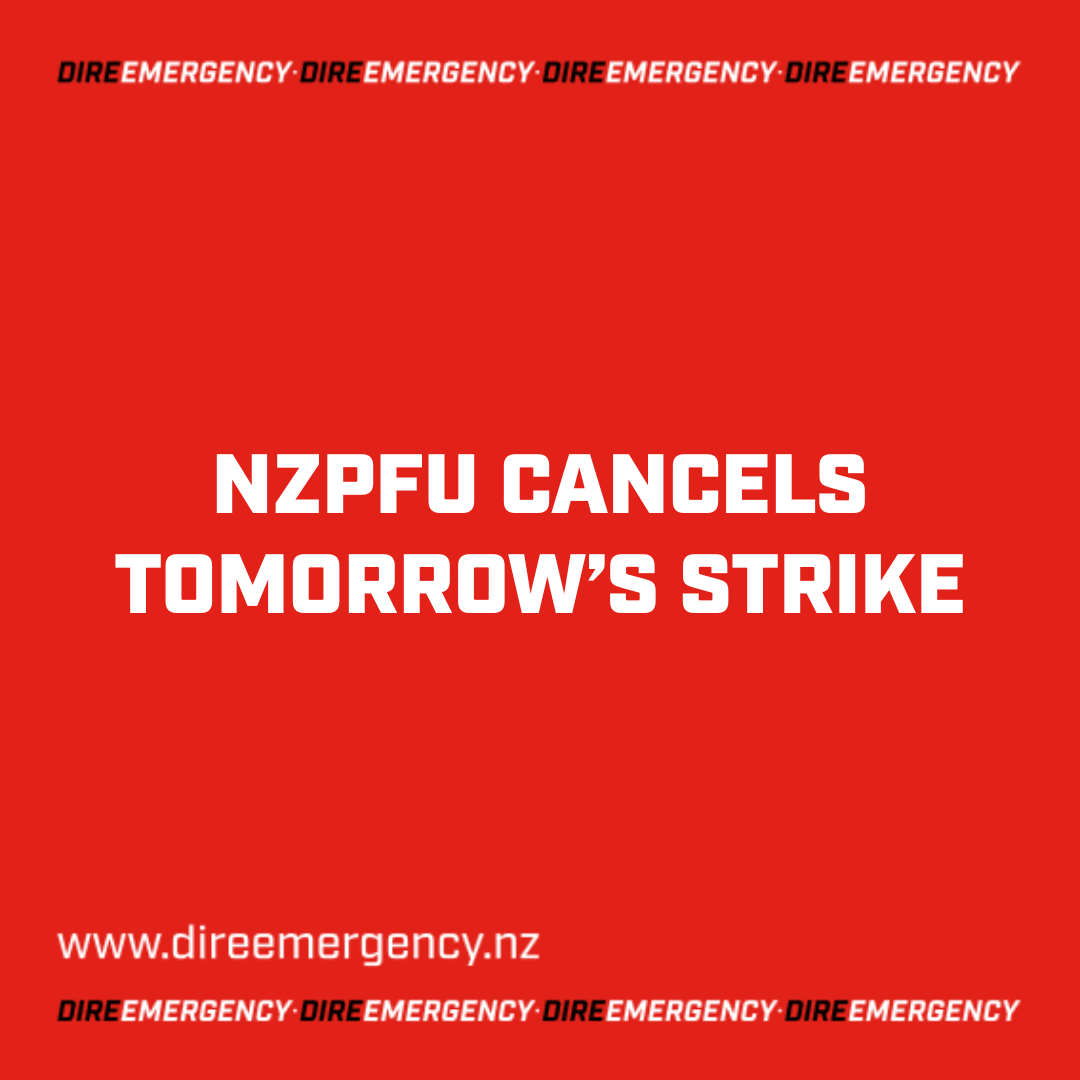 New Zealand Professional Firefighters Union - NZPFU CANCELS TOMORROW’S ...
