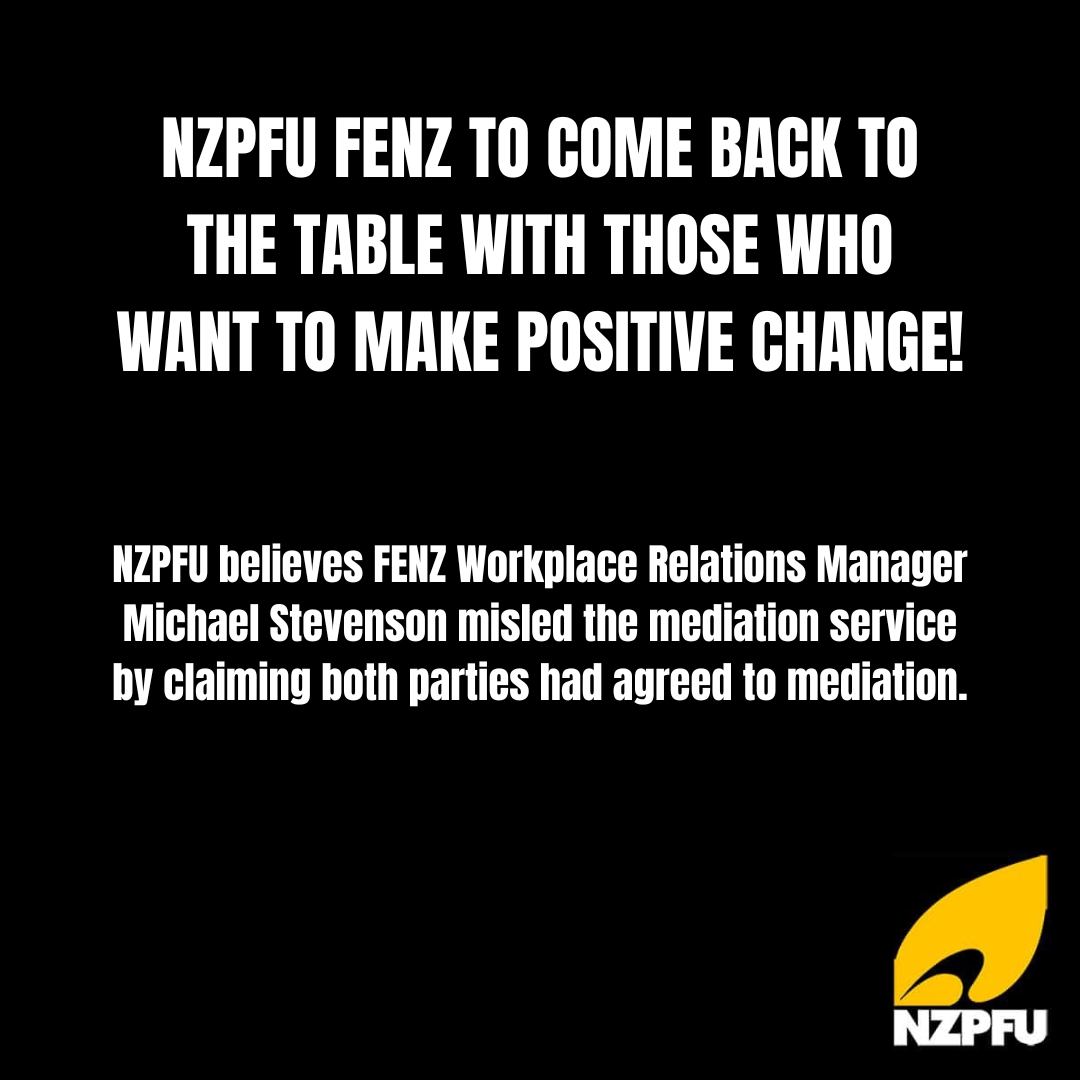 New Zealand Professional Firefighters Union - NZPFU FENZ TO COME BACK ...